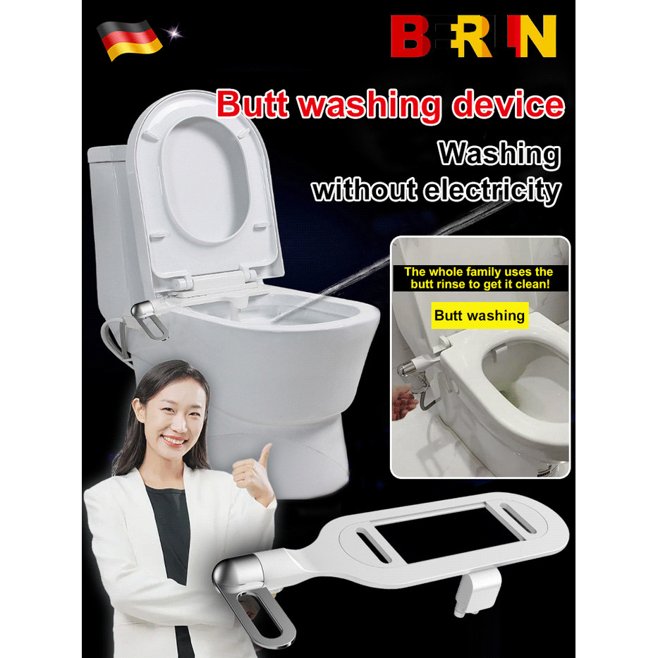 Toilet Bidet Flusher Self Cleaning Nozzles /Wash Butt Water Rinser ...
