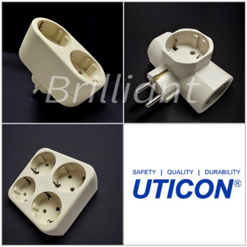 Brilliant - Original UTICON - Letter T Socket - 2 / 3 / 4 Holes Without ...