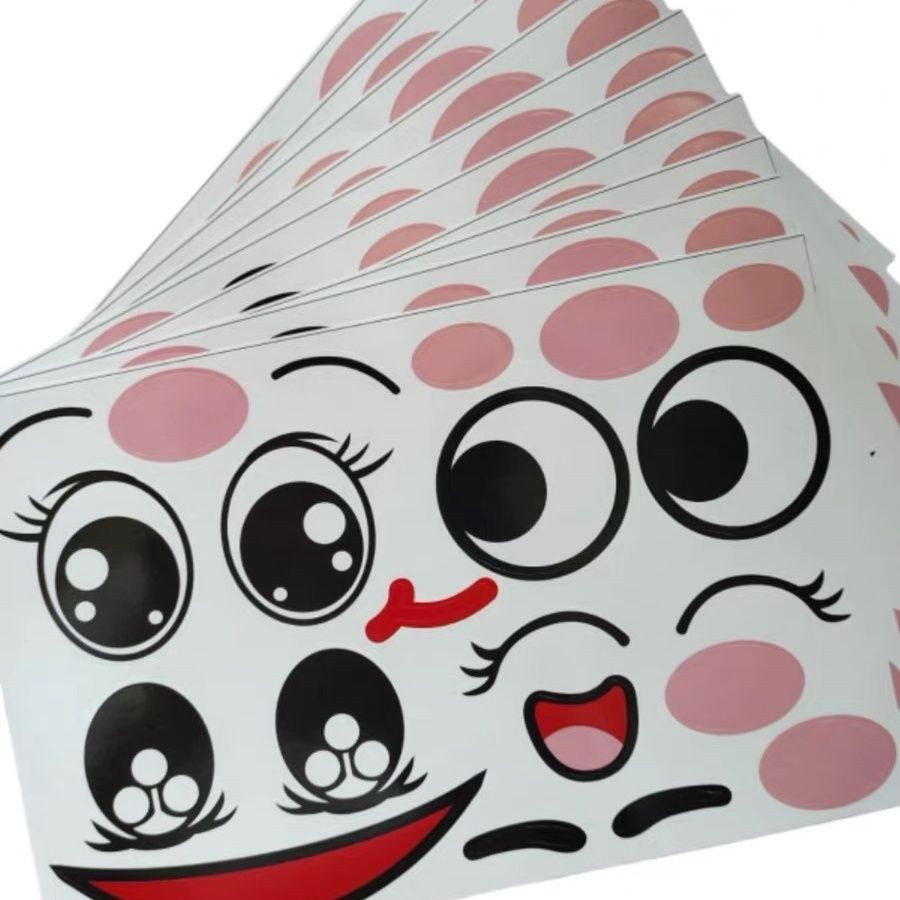 Egg Emoticon Sticker 60cm Flying Balloon Eye Sticker Emoticon 9.2 ...