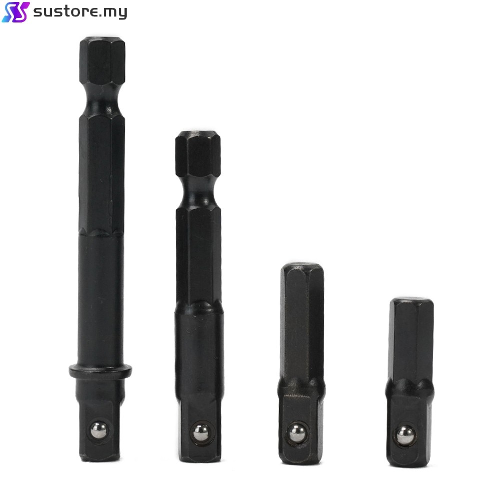 [Super] 1/4" Drill Socket Adapter for Impact Driver Hex Shank to Square ...