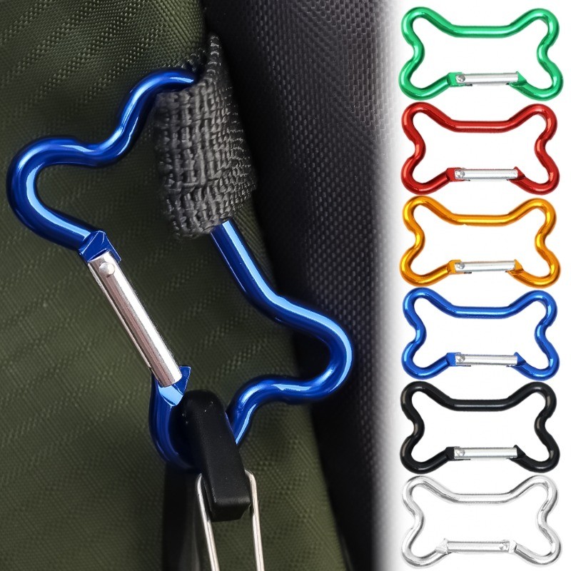 Bone Shape Carabiner - Outdoor Backpack Karabiners - Camping Hook ...