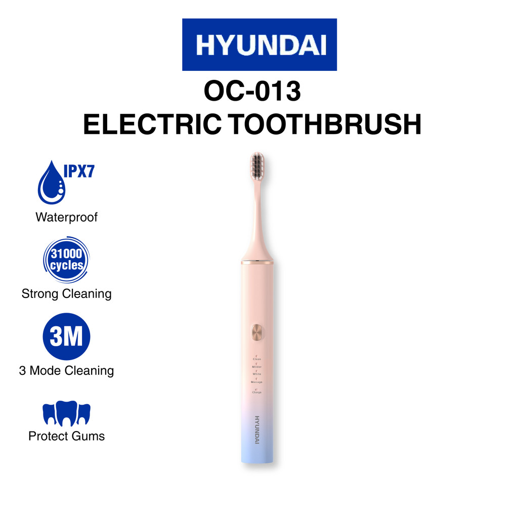 HYUNDAI Electric Toothbrush OC-013 PK | Shopee Malaysia