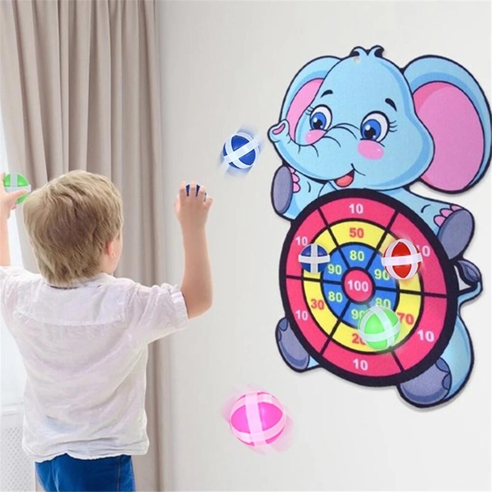 Children Target Sticky Ball Throw Dartboard Sports Kids Educational ...