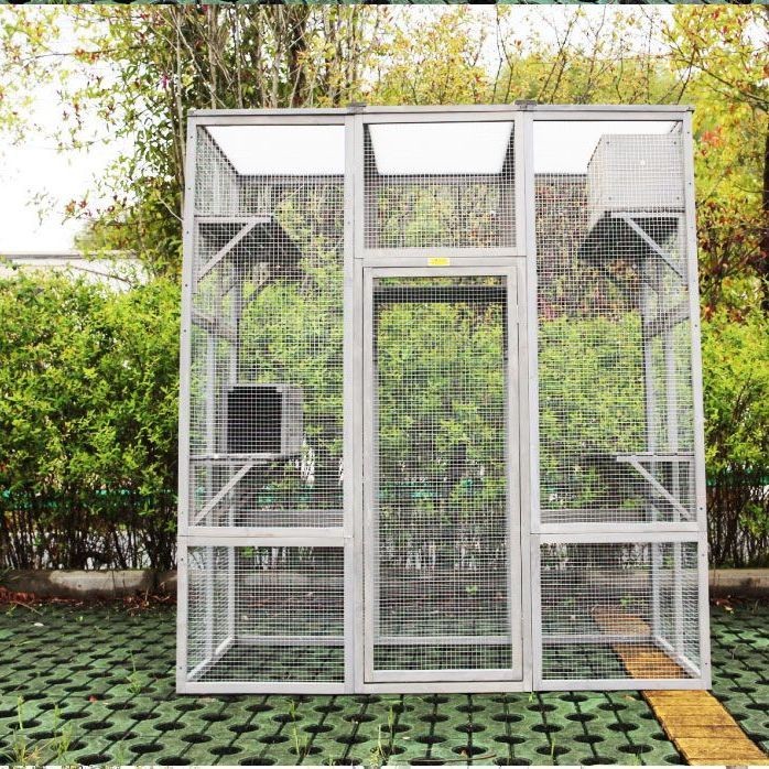 Cat villa extra large space multi-cat cattery large breeding cat house ...