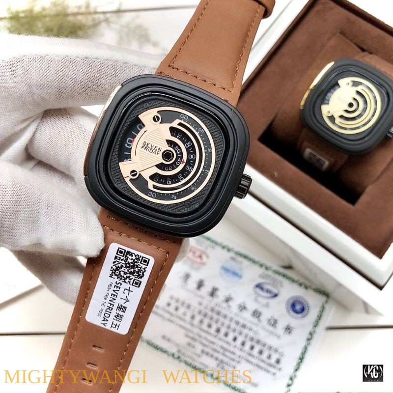 (Free Box]Original Seven Fridays Deluxe Men's Watch Classic Quartz ...