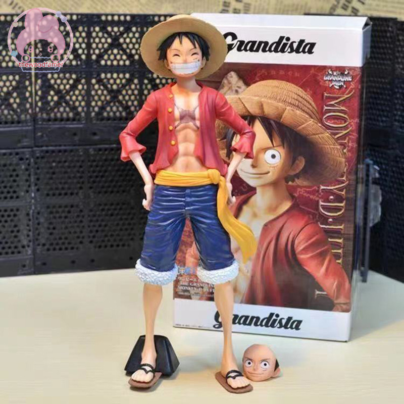 thewoodfamer 27cm Anime One Piece Figurine Luffy PVC Action Figure ...