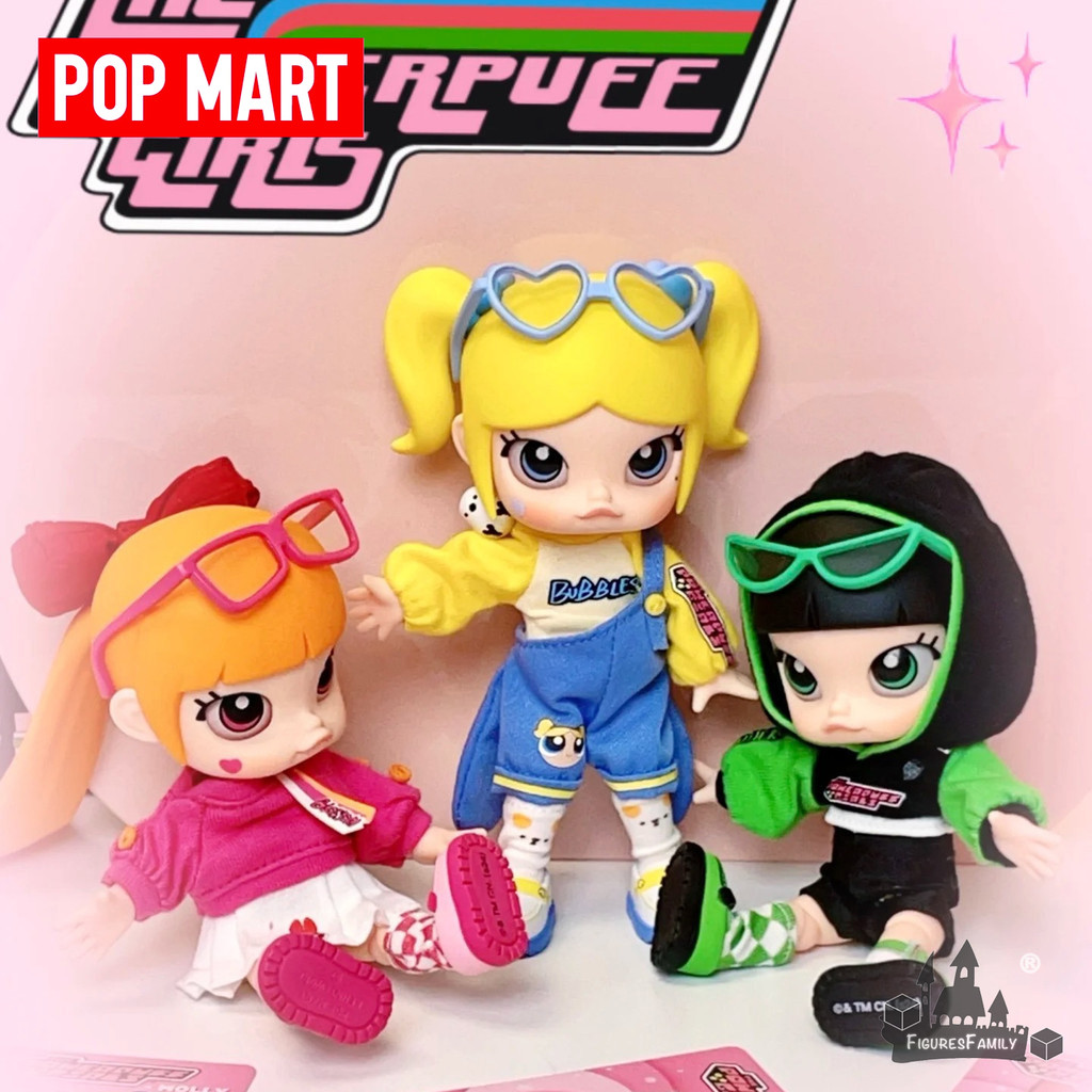 [Genuine] POPMART MOLLY x The Powerpuff Girls Series Action Figure ...
