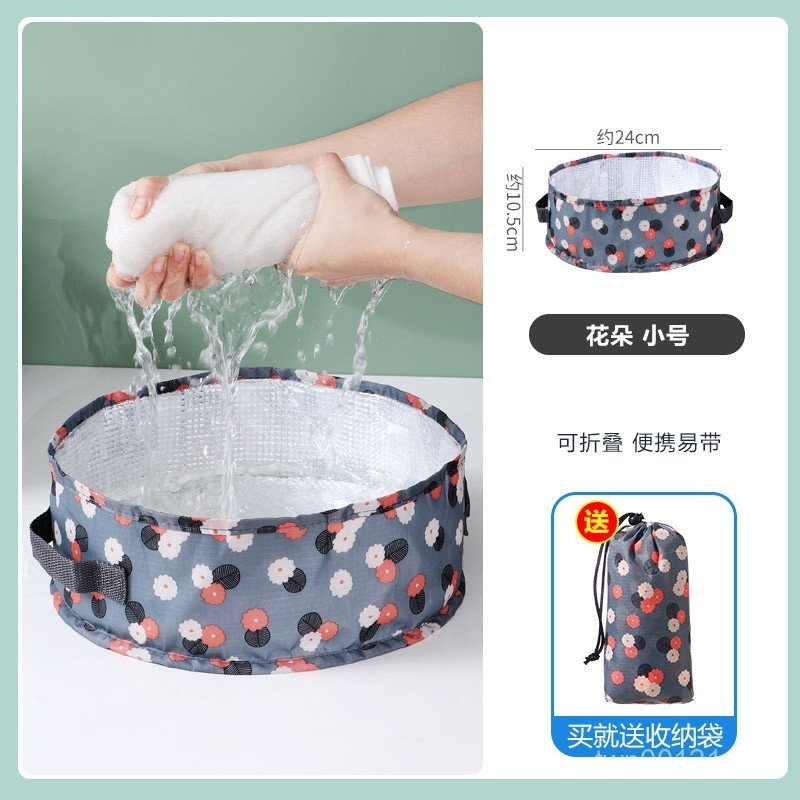 Jenis mudah dibawa besar, baskom boleh dilipat, baskom luar, beg kaki ...