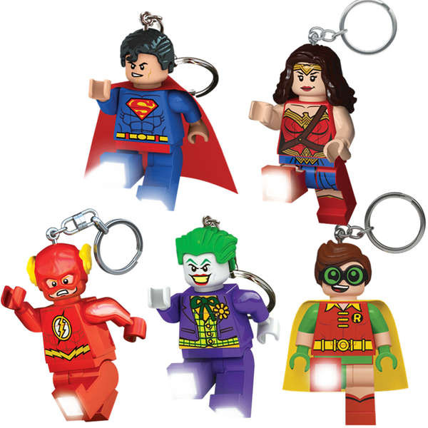lego keychain keychain lego LEGO Superman, Batman, Robin, Joker, Flash ...