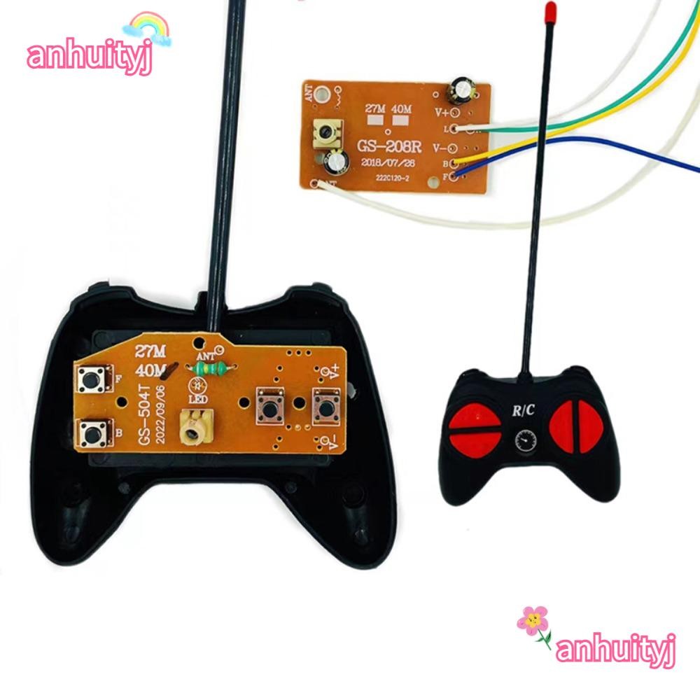 LANJ RC Remote Control, 40MHz With Antenna Set Receiver Board, 4CH ...