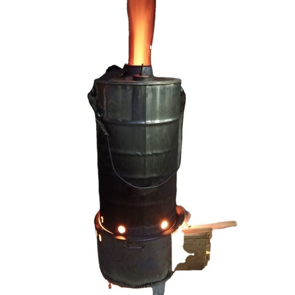 Perjalanan dapur kayu kecil di luar rumah, dapur api kayu kecil, kayu ...