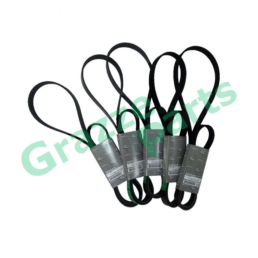 Nissan Fan Belt 4PK820 + 7PK1260 for Nissan Navara Manual Transmission ...