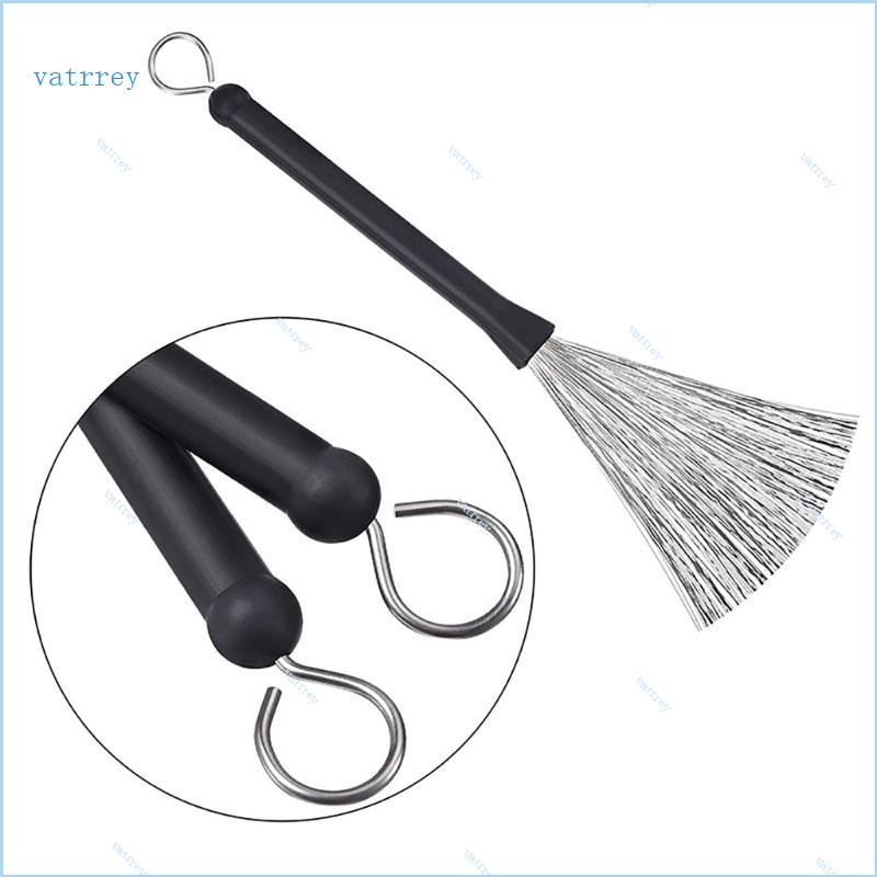 VA 32cm Length Drum Brush Retractable Steel Wire Brush Drum Drum Stick ...