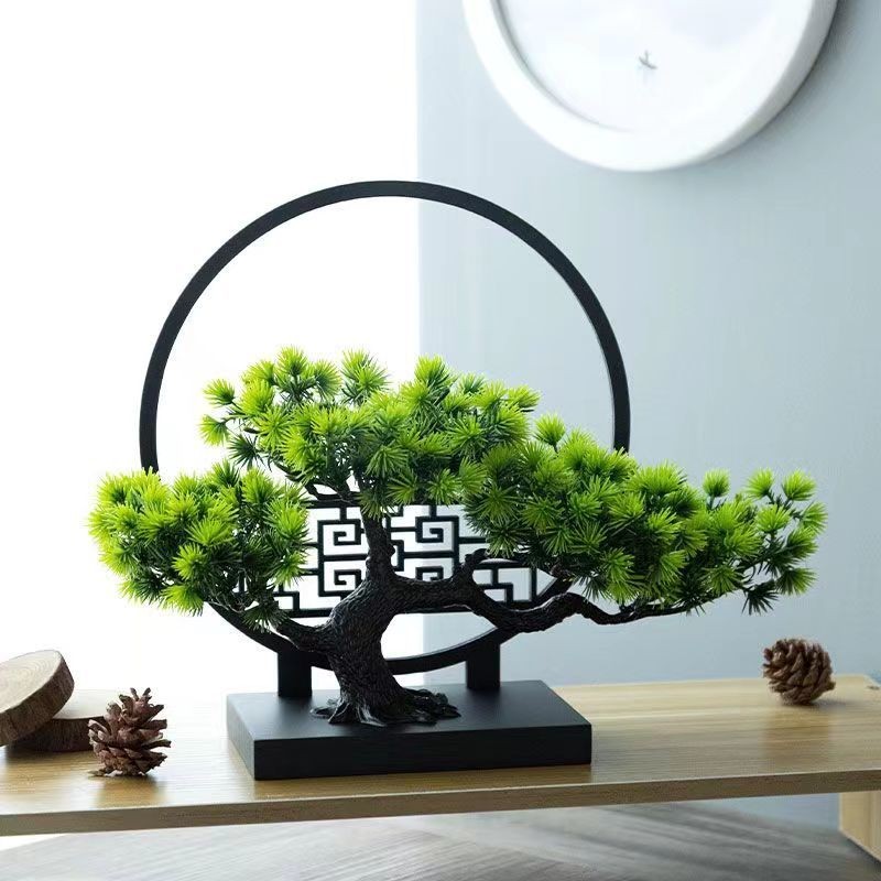 Gaya Cina baru retro gaya Cina ruang tamu kreatif karangan bunga alat ...