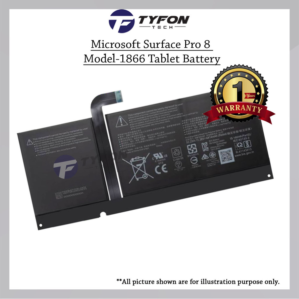 Microsoft Surface Pro 8 Model-1866 Tablet Battery OEM DYNC01 | Shopee ...