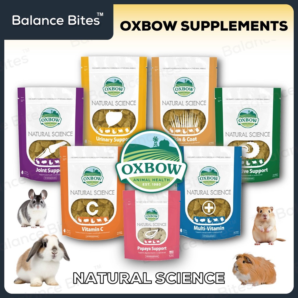 OXBOW NATURAL SCIENCE SUPPORT SUPPLEMENT Rabbit Guinea Pig Chinchilla ...