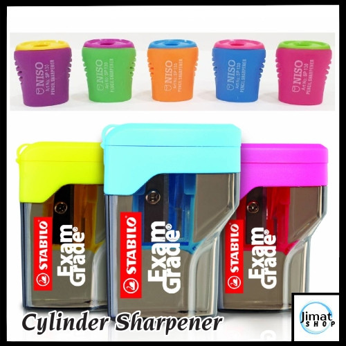 Stabilo Exam Grade Sharpener 4538 | Niso Cylinder Sharpener SP131 ...