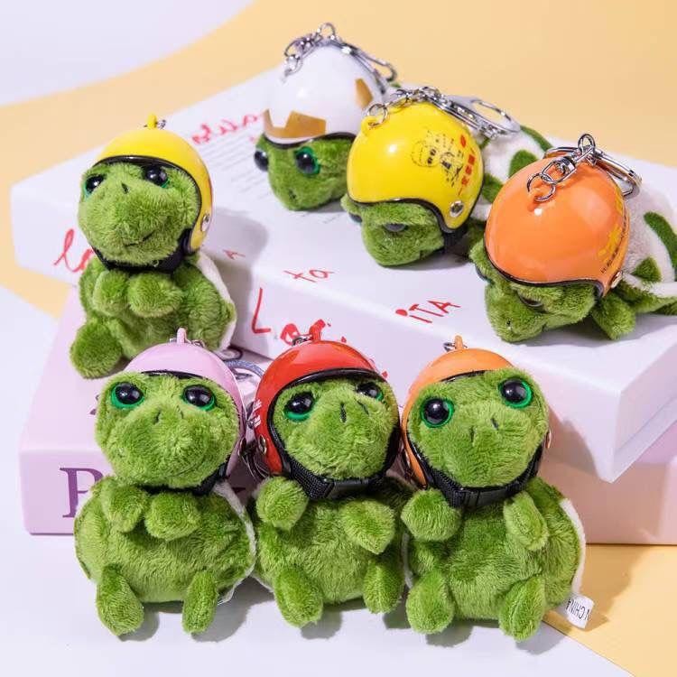 [Malaysia Readystock] Keychain Penyu Helmet Cute Turtle Softtoy Pendant ...