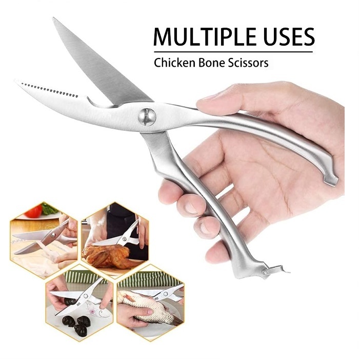 Kitchen Gadget Shear Fish Duck Poultry Scissor Chicken Bone Cutter Cook ...