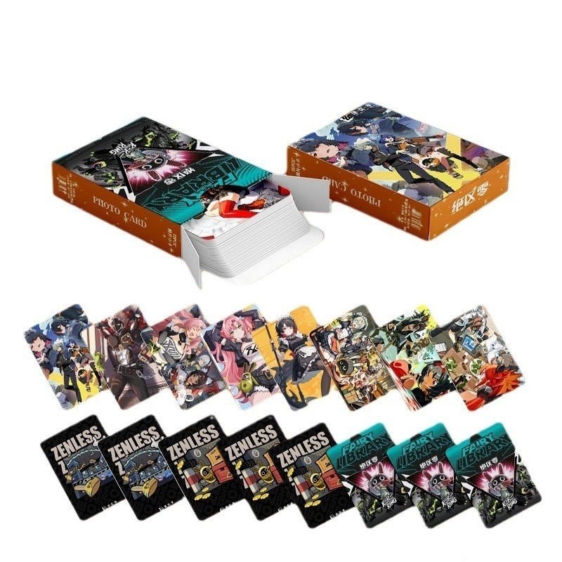 [IN Stock]55pcs Zenless Zone Zero Laser Card Surroundings Of Small Card ...