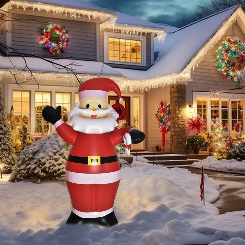 /LO/ Festive Centerpiece Inflatable Santa Inflatable Santa Claus ...