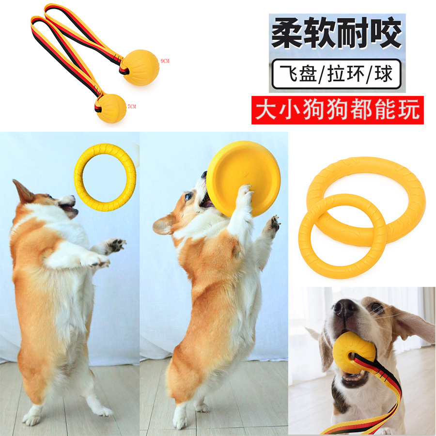 Pet Toy Ball Dog Floating Frisbee Training Dog Pulling Pet Ball ...