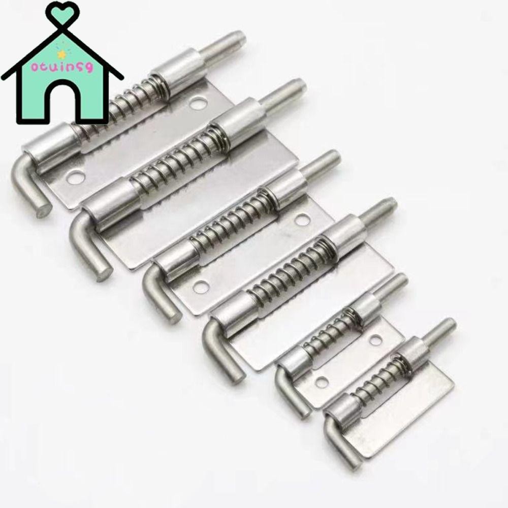 OTUINSG Spring Loaded Door Lock Bolts, Stainless Steel Catch Lock Door ...