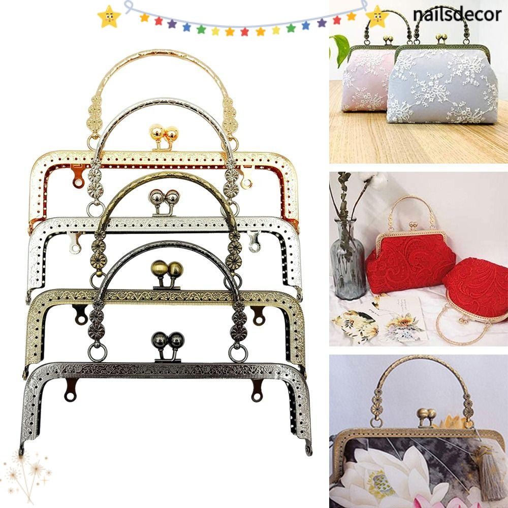 YUSENS Purse Frame Kiss Clasp, Bag Hardware Metal Purse Clasp Frame ...