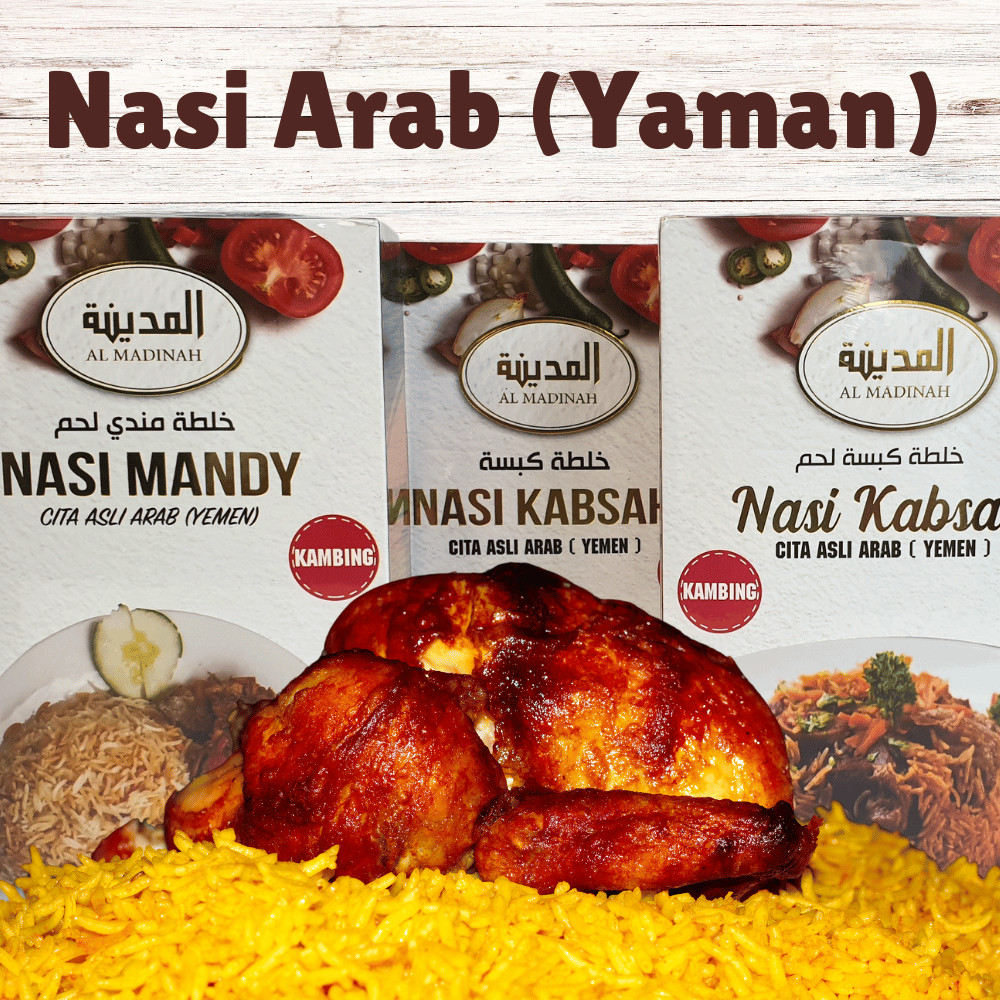 Almadinah Rempah Nasi Arab Nasi Mandy Ayam | Mandy Kambing | Nasi ...