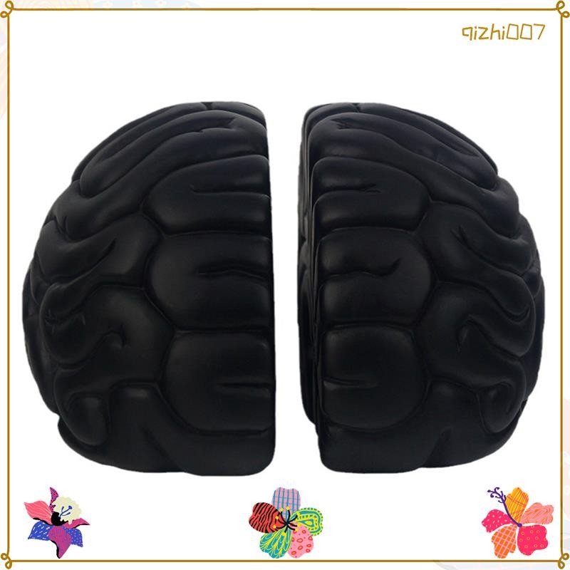 Bookends Brain Bookends Bookshelf, Modern Bookends Heavy Duty Bookends ...