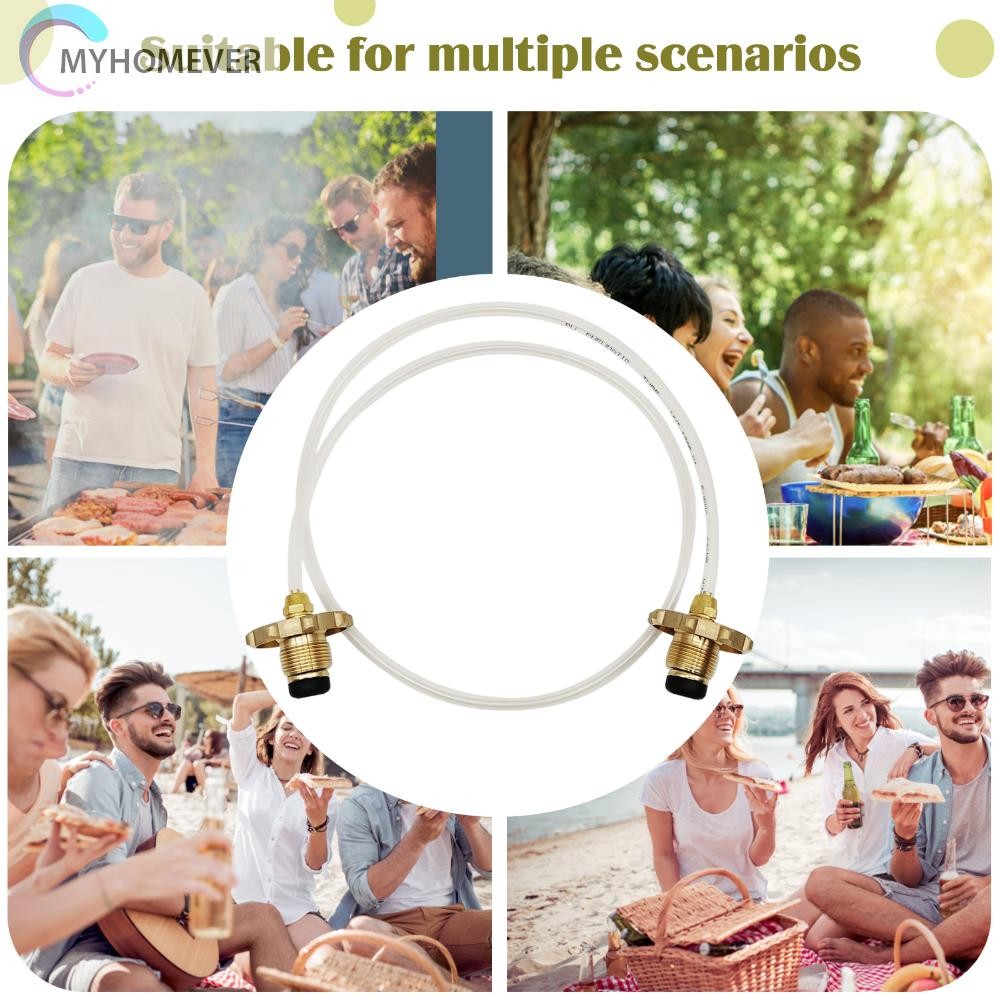 LPG Gas Tank Mutual Inflation Bridge Transparent PU Tube Outdoor Stove ...