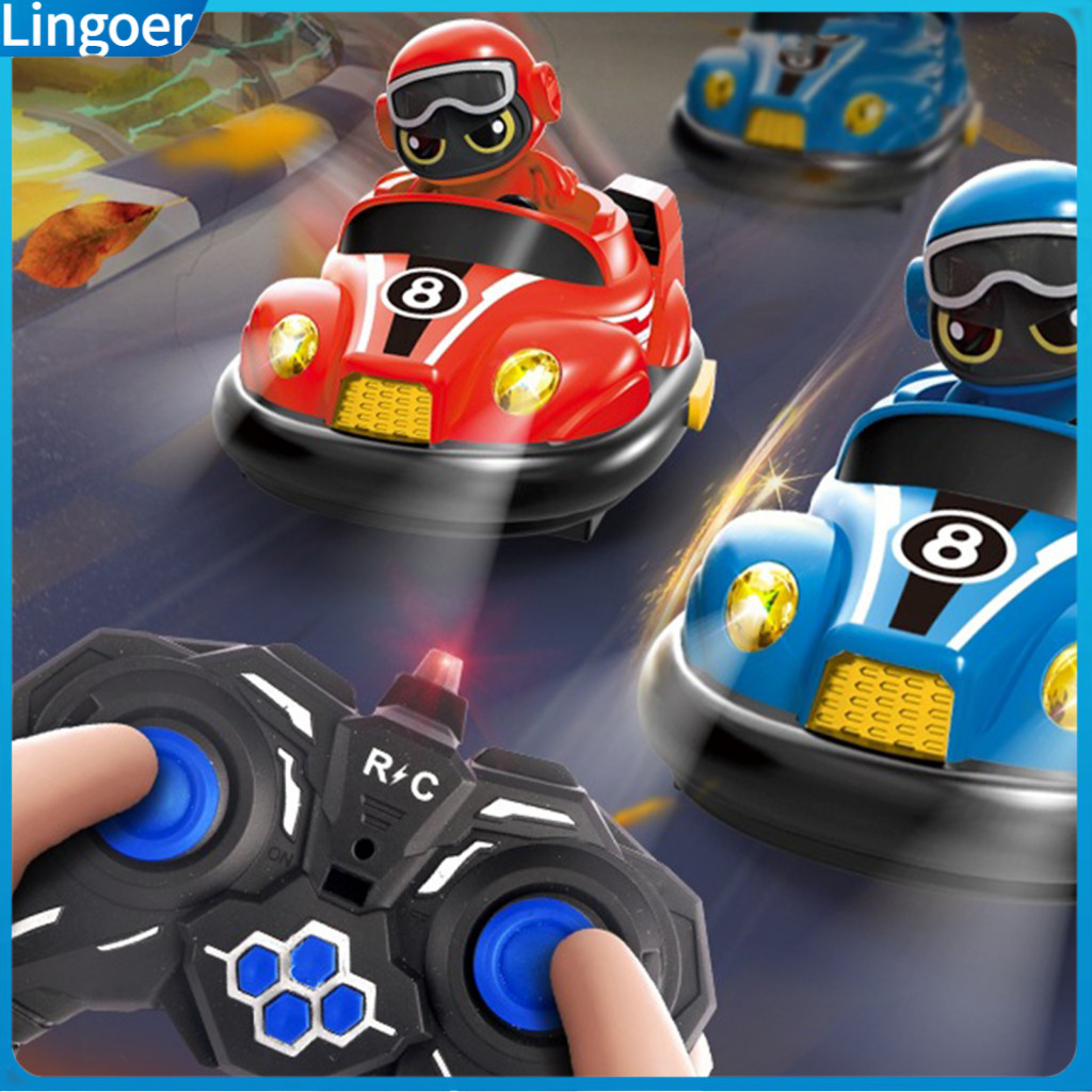Lingoer| Remote Control Racing Car Kids Bumper Vehicle Toy Remote ...