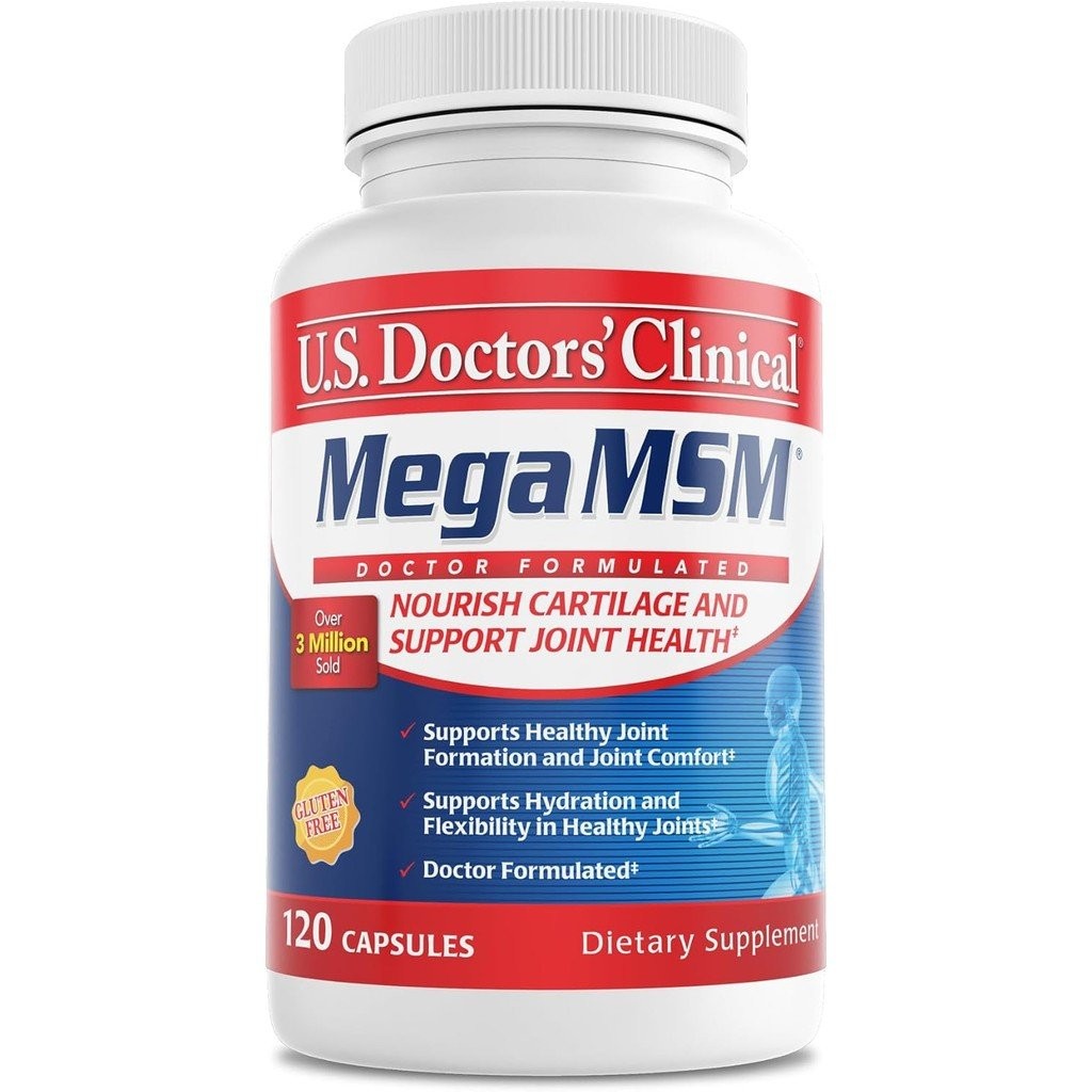 U.S. Doctors’ Clinical Mega MSM Supplement for Joints with MSM ...