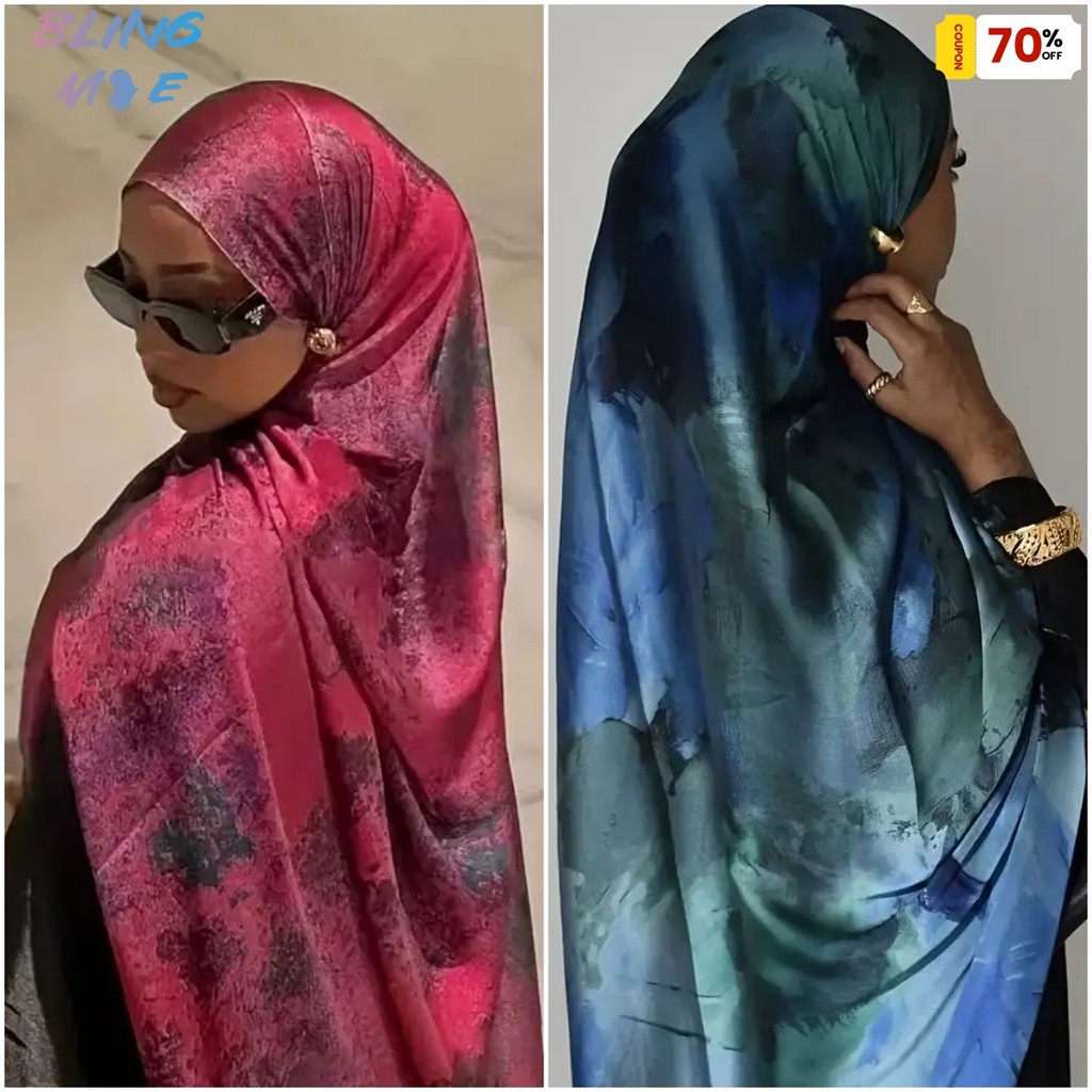 Selendang Tudung hijab galeria hijabistahub 180*85cm Silk Printed ...