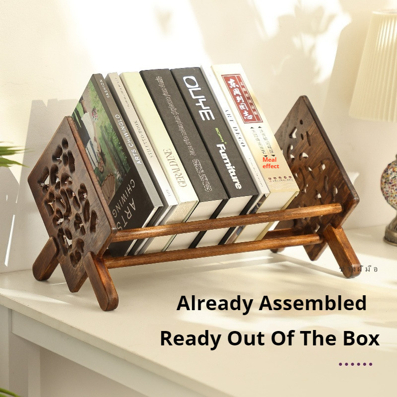 Teak Tabletop Bookshelf Recipe Bookshelf Magazine Rack CD Small ...