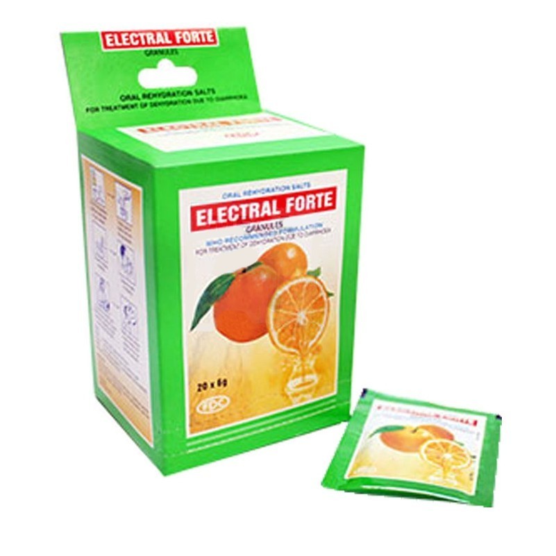 ELECTRAL FORTE GRANULES (20SX6G) - ORS GARAM MINERAL FOR DIARRHOEA ...