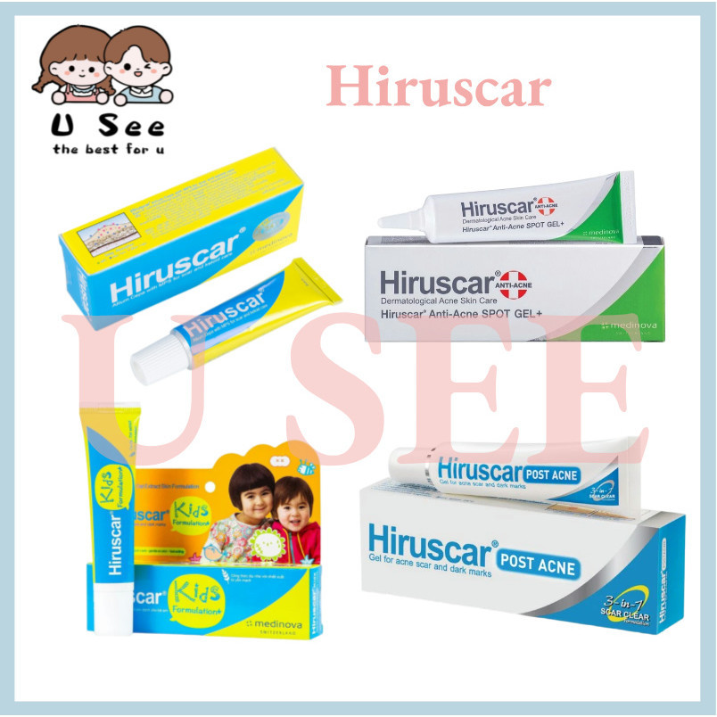 READY STOCK!!!Hiruscar Gel 7g / Hiruscar Kids Formulation 10g Original ...