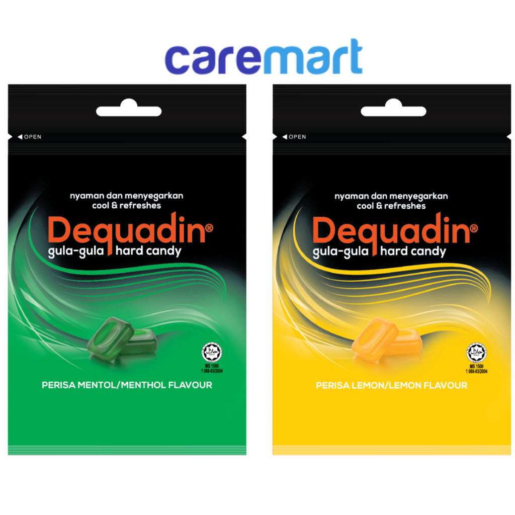 DEQUADIN MENTHOL | LEMON HARD CANDY 10S (ZIP) 12'S (EXP:12/2024 ...
