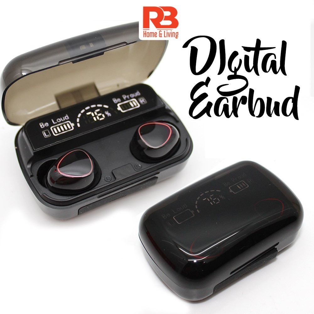 TWS Earbuds M10/M25 Earbuds Wireless Earphone Bluetooth 5.0 Fon Telinga ...