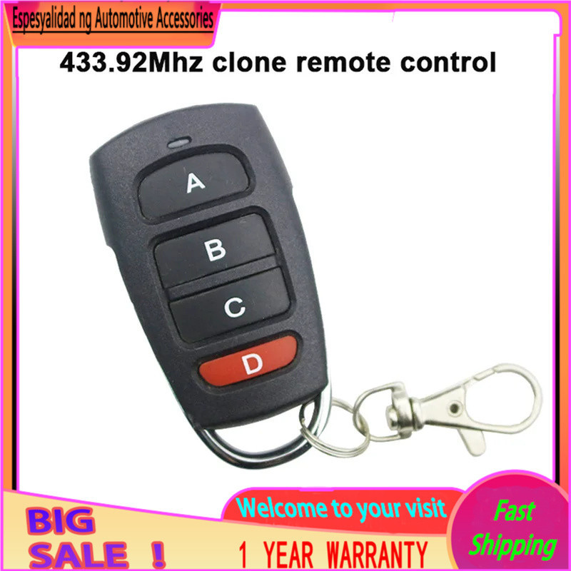 Universal 433.92 MHZ Wireless Clone Switch Cloning Copy 433mhz Gate Garage Door Control ...