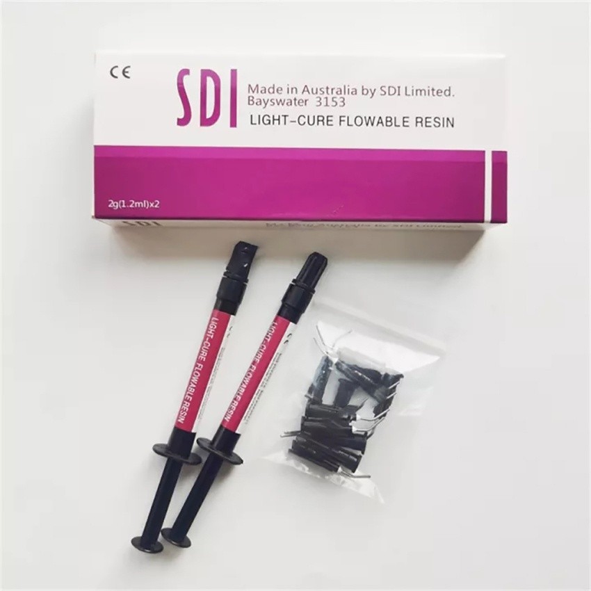 【exp:2026】2PCS/BOX Set Dental SDI Light Cure Flowable Composite Resin ...