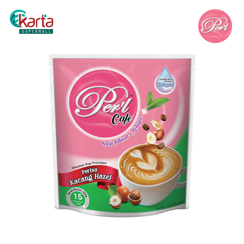 Per'l Kacip Fatimah & Kolagen Cafe Hazelnut Pack (20g x 15s) | Shopee ...