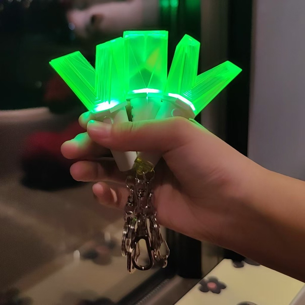 Kpop Nct WayV Idol Ten Kun Fluorescent Stick Key Chain Small Light ...