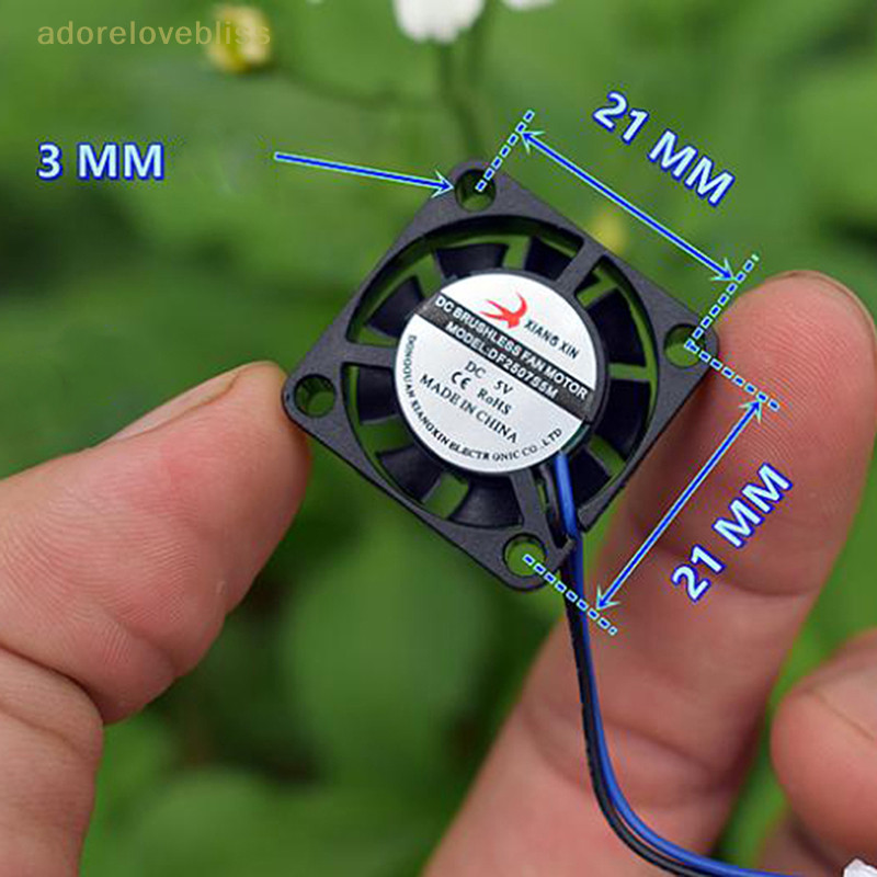 ADD Ultra-miniature Brushless Fan Electric DC 5V 6V 2507 Mini Micro ...