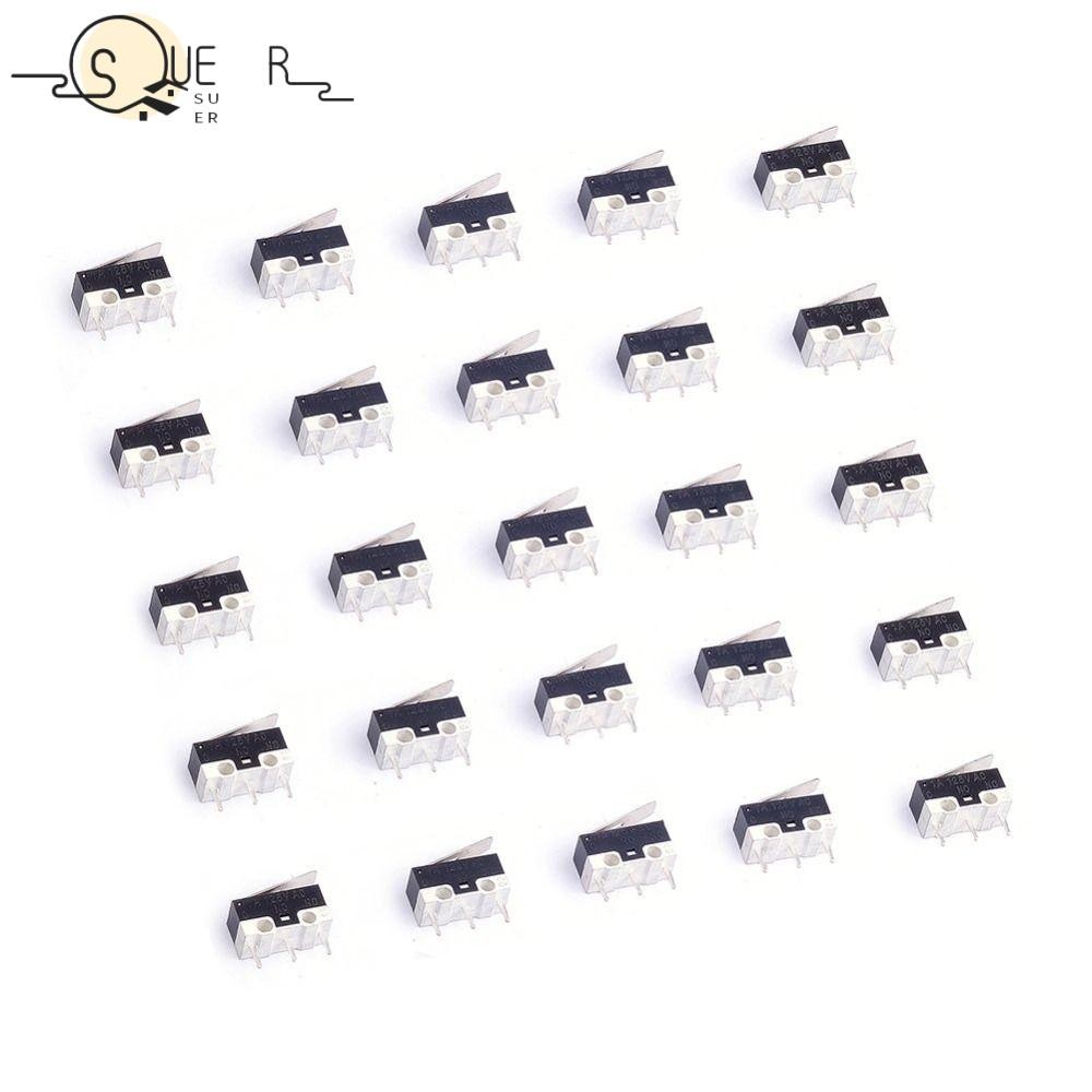 SUEREN 50Pcs Micro Switch, 3 Pin 1NC+1NO Micro Limit Switch, Lever Arm ...