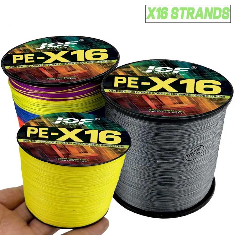 JOF Strong Braided Fishing Line 16x 100M-1000m Pe Super Ocean Boat ...
