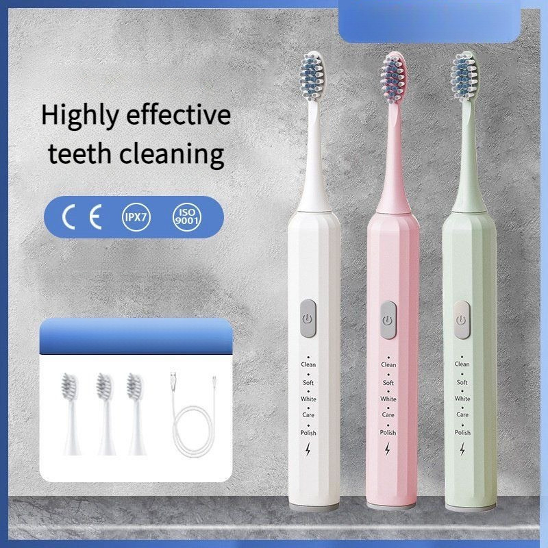 Electric Toothbrush Adult Automatic Intelligent Household Fine Soft ...