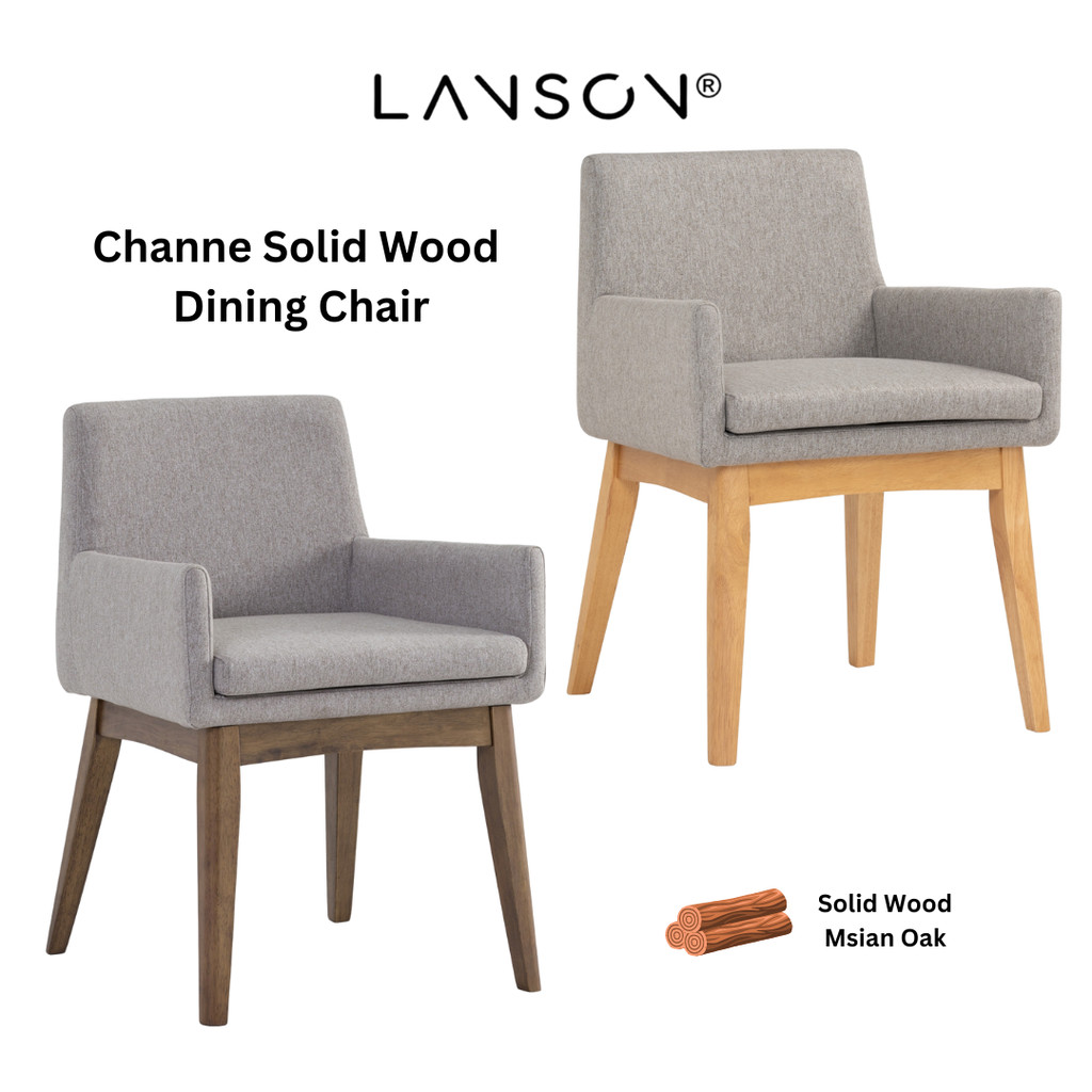 LANSON Channe Dining Chair [ SET OF TWO] / Kerusi Makan / Modern Solid ...