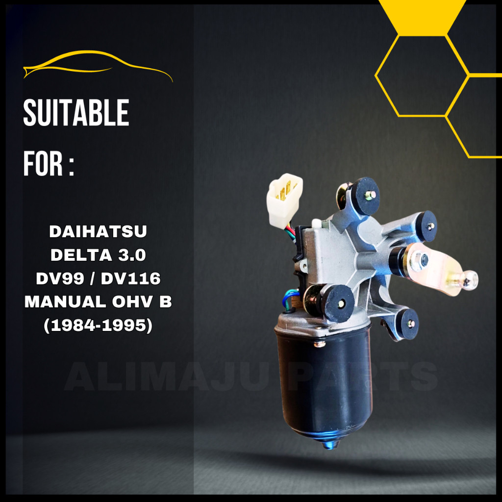 WIPER MOTOR DAIHATSU DELTA 3.0 DV99 / DV116 MANUAL OHV B (1984-1995 ...