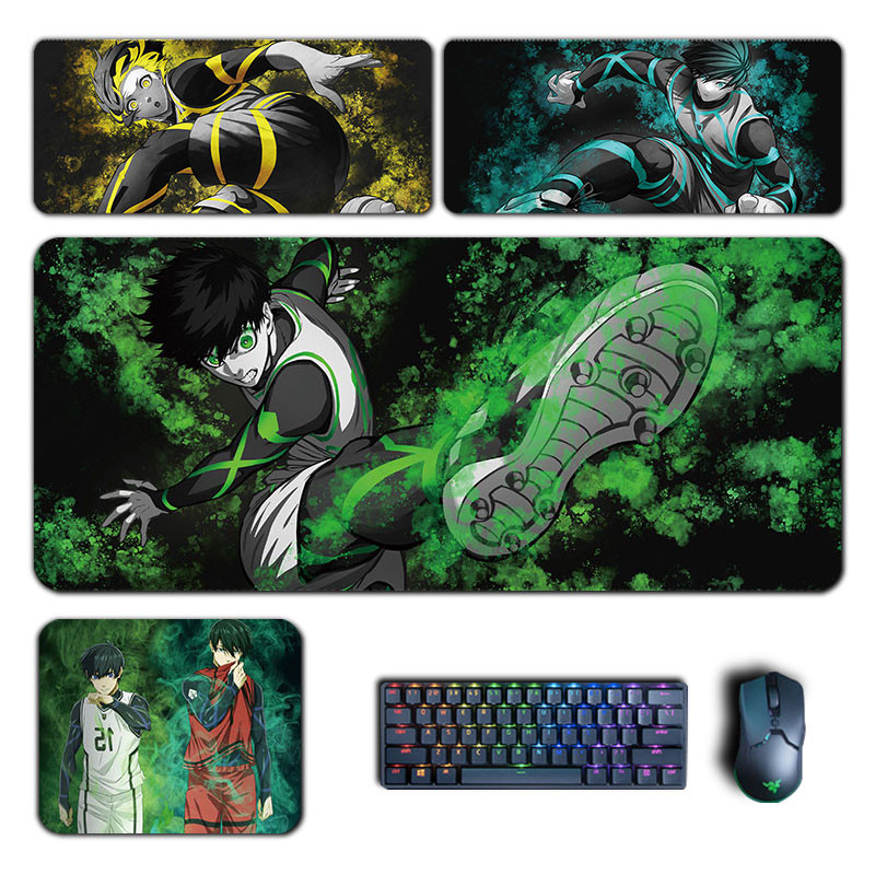 Blue Lock Mouse Pad Meguru Yoichi Rin Hyouma Seishirou Anime Large XXL ...